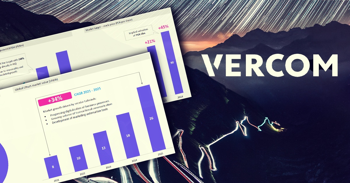 Milion klientów oraz nowe przejęcia – plany Vercom na najbliższe lata
